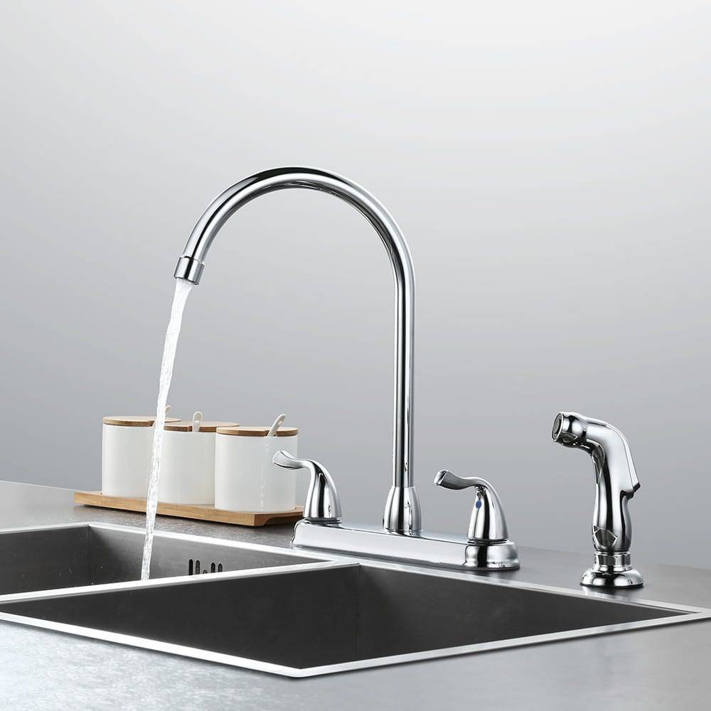 Wowow Separate Hot And Cold Kitchen Taps Chrome