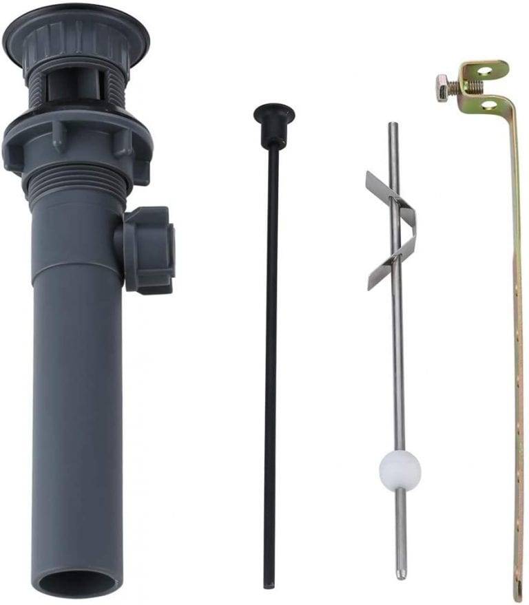 WOWOW Bathroom Drain Assembly Stopper Pop Up Lift Rod Assembly, Black