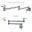 WOWOW Commercial Kitchen Pot Filler Pasta Arm Chrome