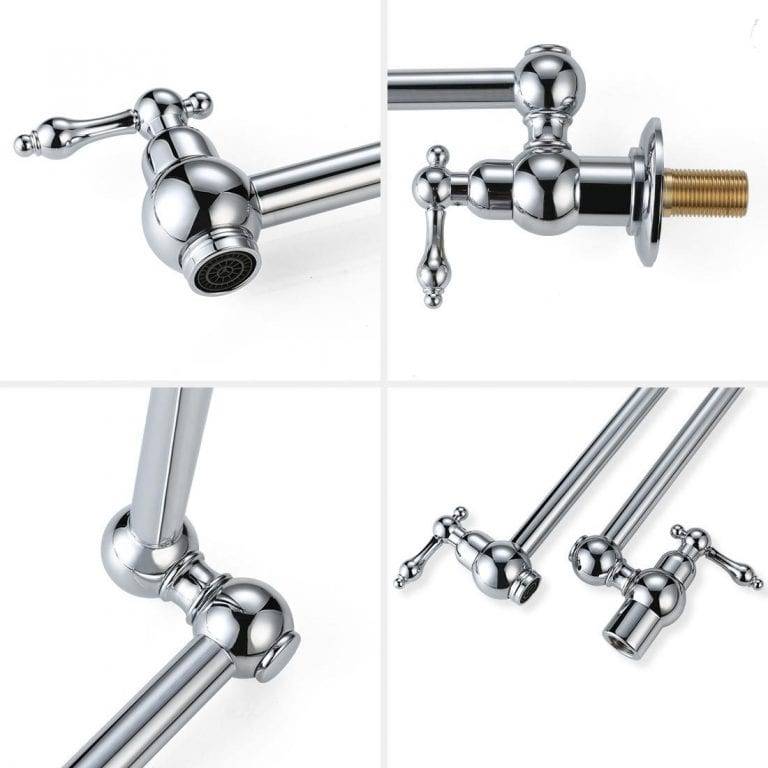 WOWOW Commercial Kitchen Pot Filler Pasta Arm Chrome