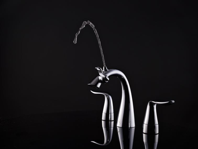 This new bathroom faucet is also a water fountain and that’s genius ...