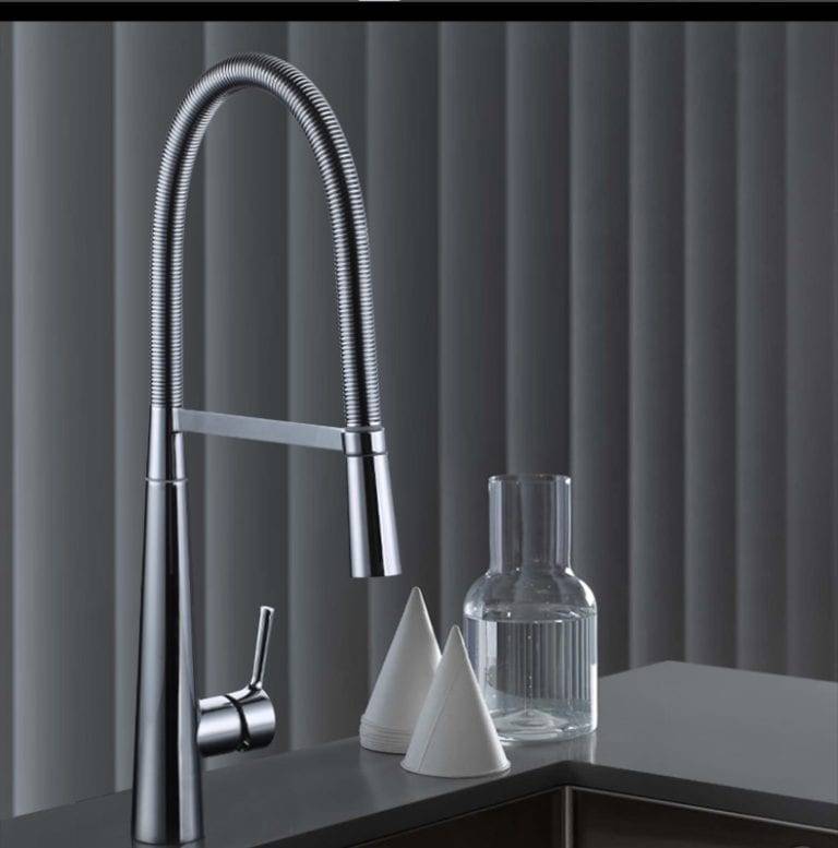 Spring Kitchen Sink Faucet Chrome