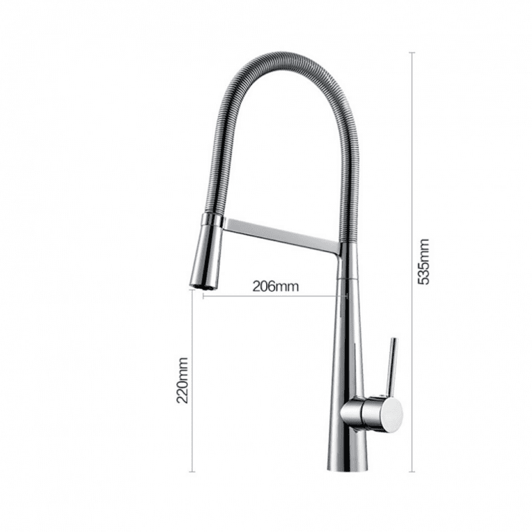 Spring Kitchen Sink Faucet Chrome