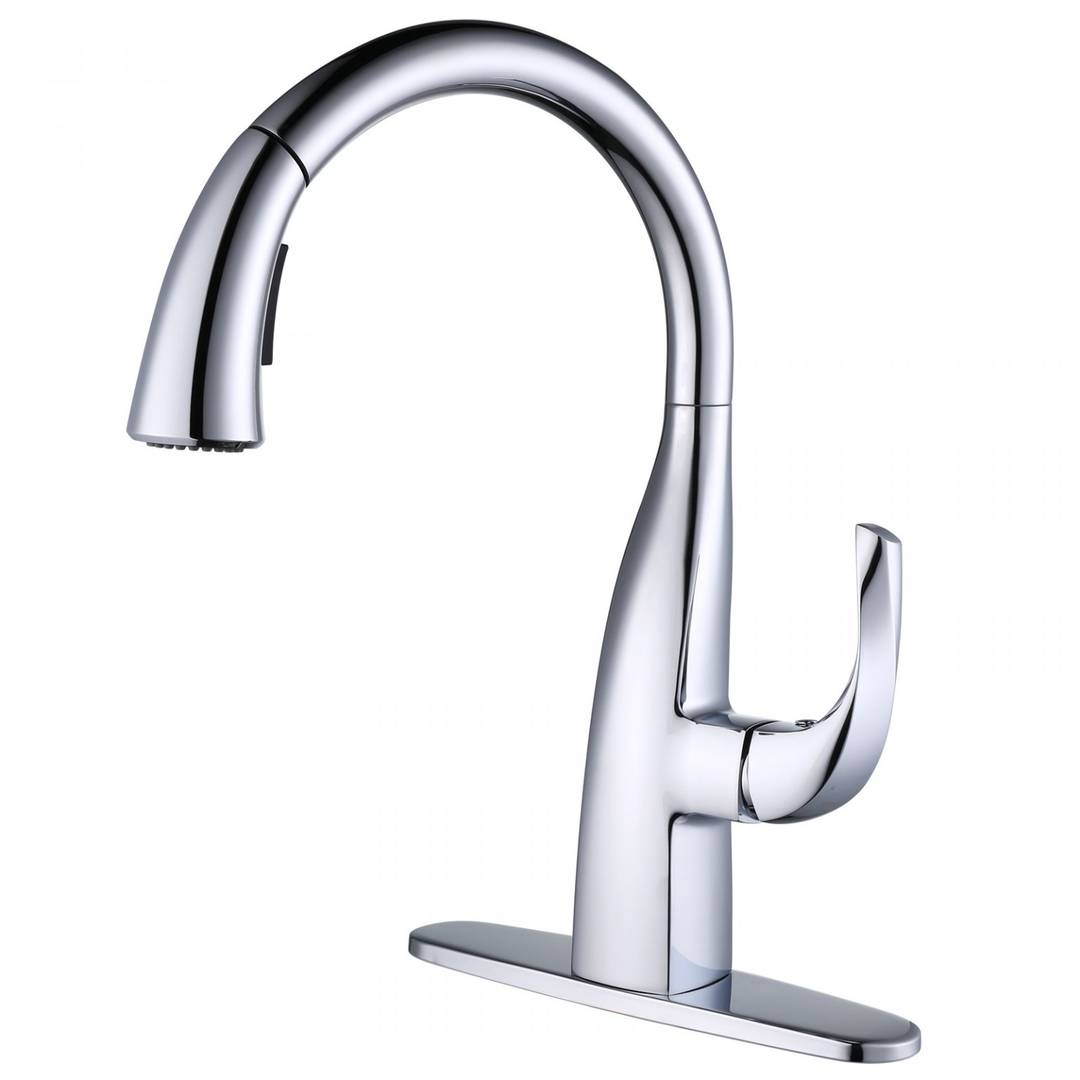 Gooseneck Kitchen Faucet Chrome