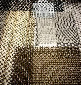 Fabric-Like Soft And Metallic Glossy Decorative Material - Metal Curtain